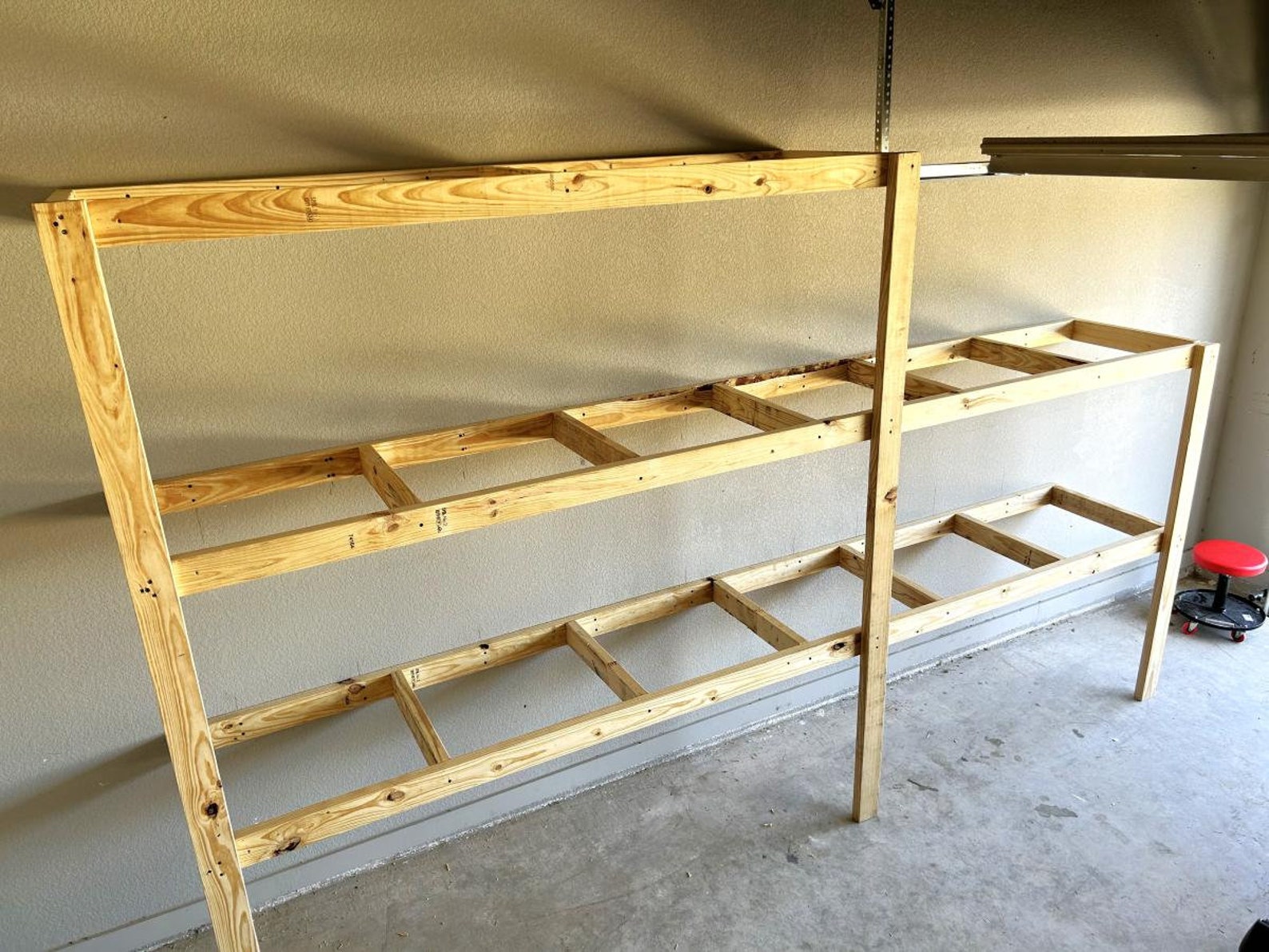 Garage Shelves Plan, Garage Storage Plans, Simple Garage Organizer ...
