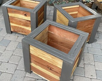 Cedar Planter Box Build Plans - Etsy
