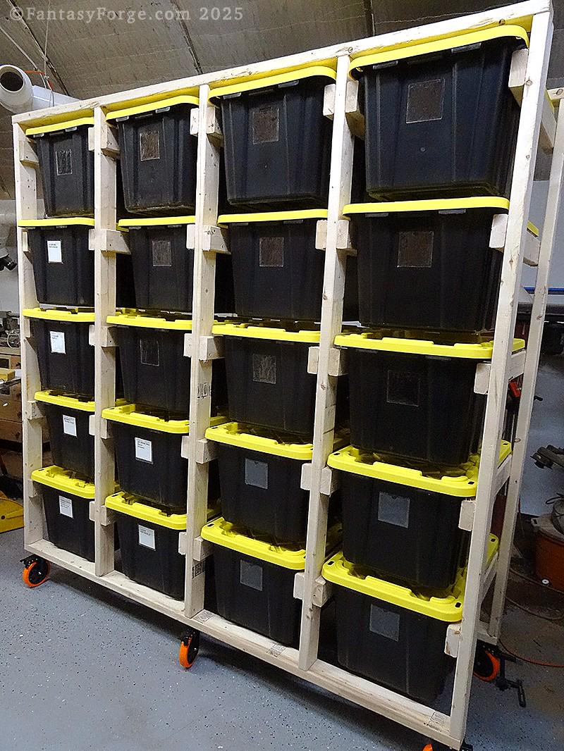 Tote Rack Garage Storage Build Plan, 27 Gallon Box Storage Plans PDF ...