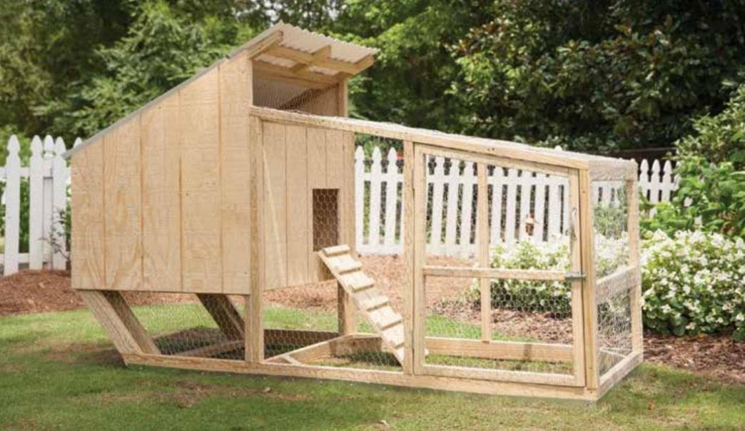 Chikcen Coop Plans, DIY Simple Chicken Coop, Woodworking Plans, Coop ...