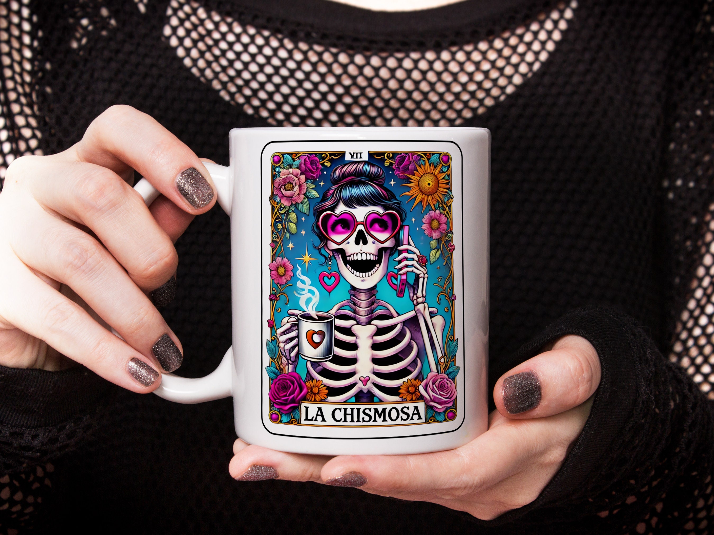 Funny La Chismosa Tarot Card PNG Mexican Chisme Sublimation Design for ...