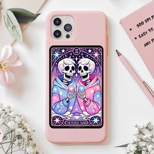 Astro Skellys Tarot Cards PNG Bundle Gothic Skeleton Digital Art Pack ...