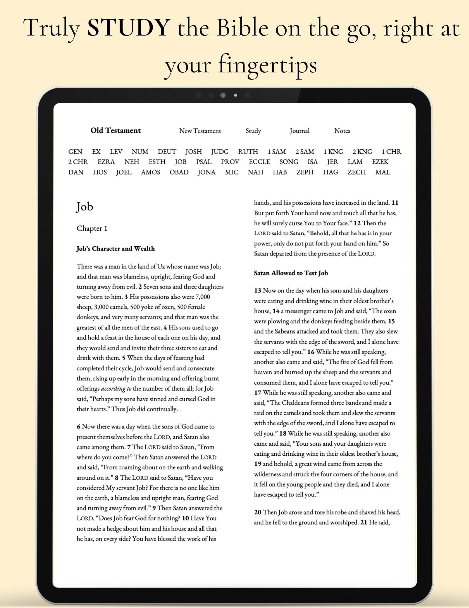 Digital Journaling Bible – NASB – Portrait – Hyperlinked Books ...