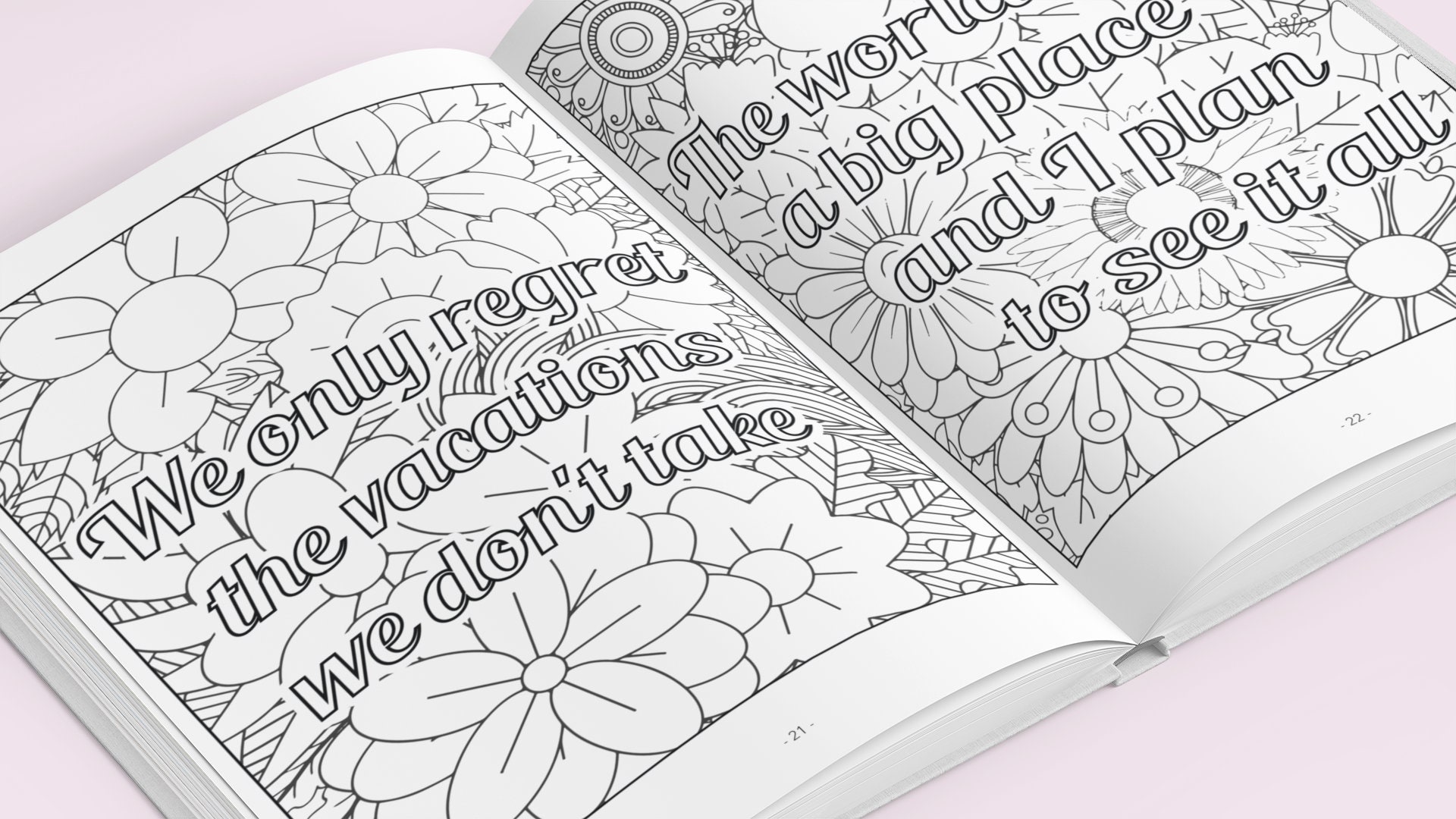 Travel Heals: Color Your Way to Wellness Adult Coloring Book - Etsy
