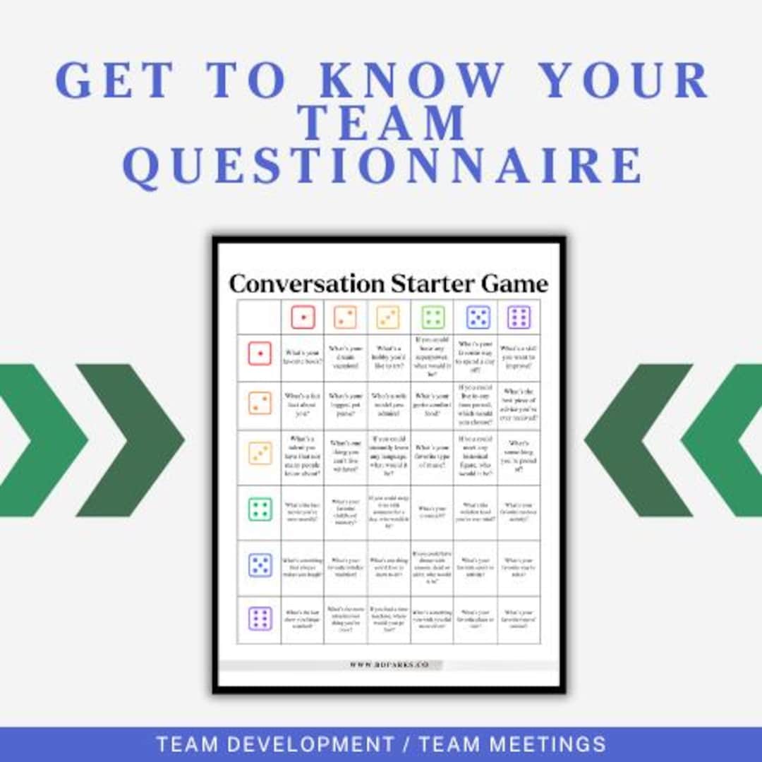 Team Building Activity Get to Know Me, Icebreaker Game, Icebreaker ...