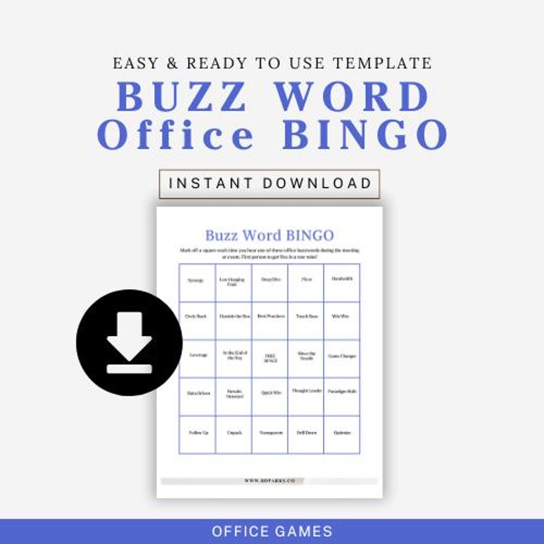 Coworker Bingo Office Team Building Activity Virtual Game for Office ...