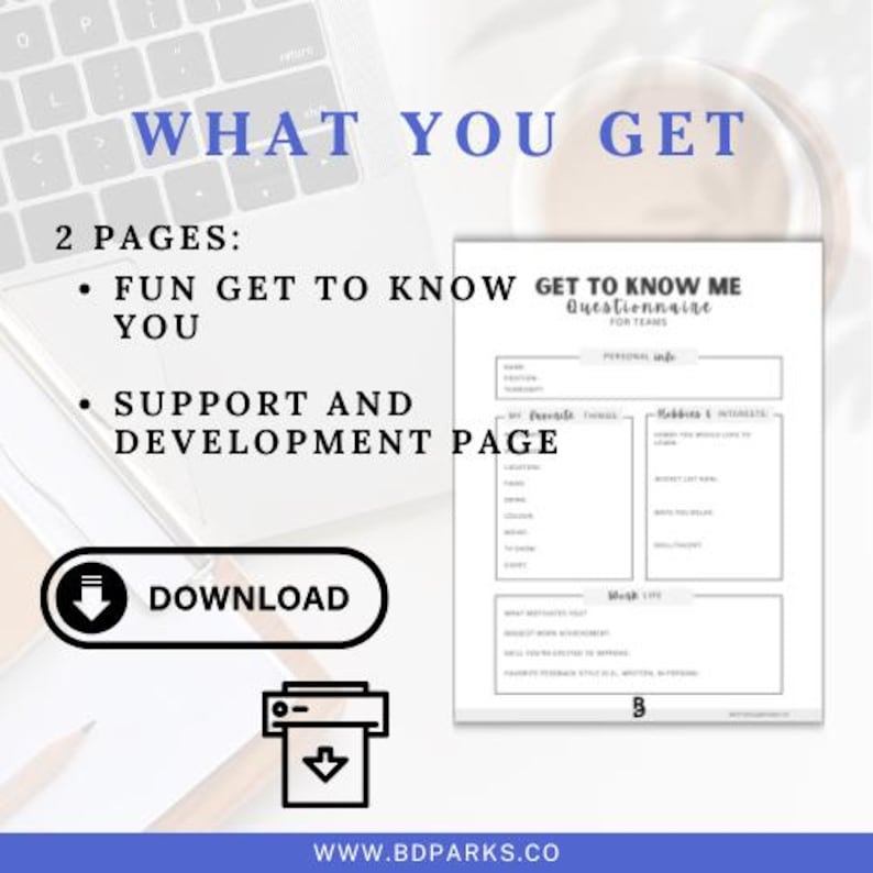 Team Questions Get to Know You Printable Download, Employee Favorites ...