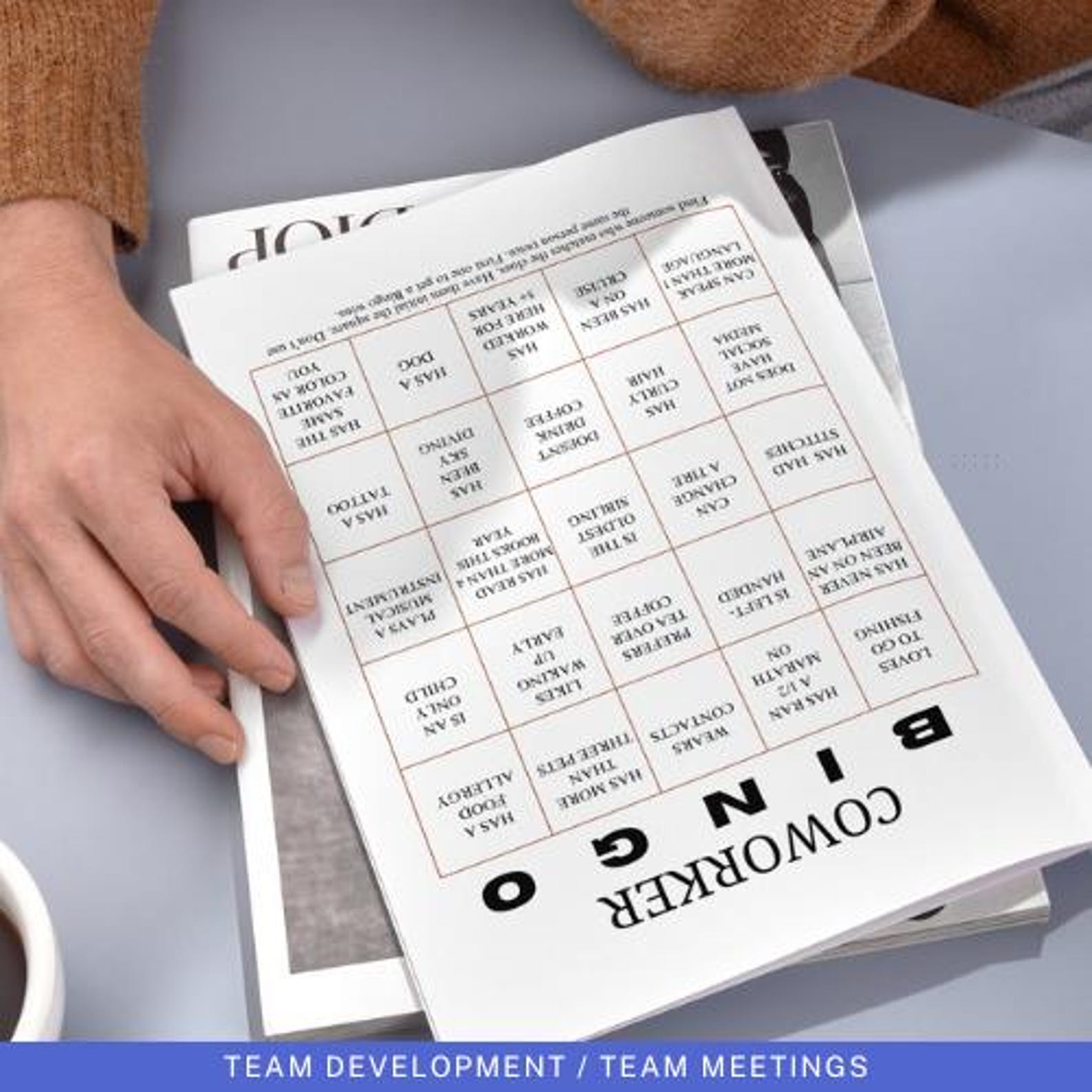 Coworker Bingo, Work Bingo, Office Bingo Printable, Bingo Game for ...