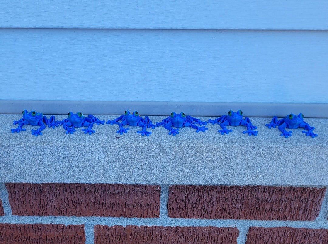 3d Printed Baby Articulated Magnetic Tree Frogs - Etsy