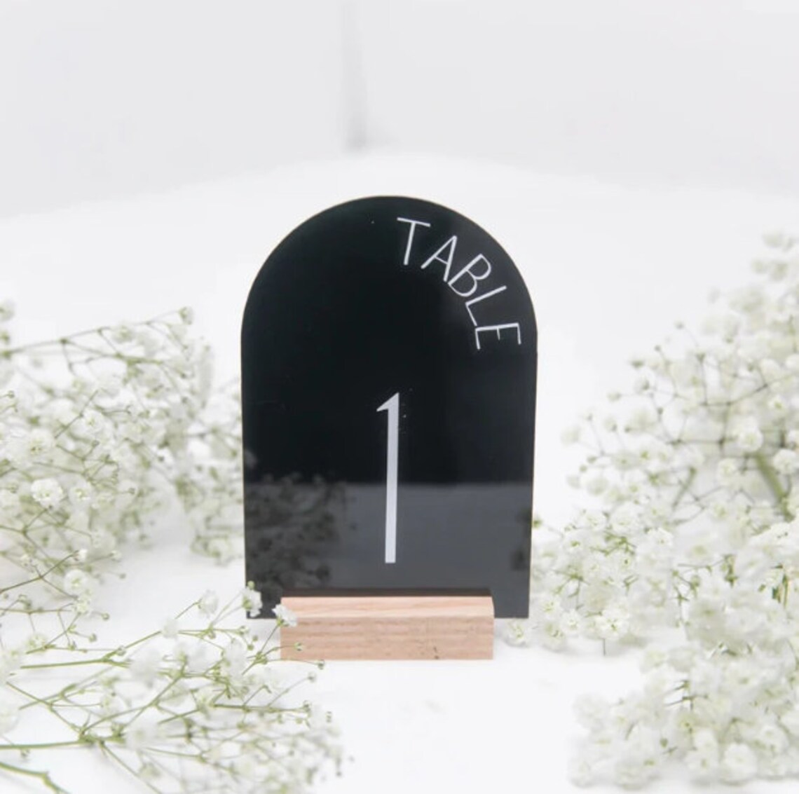 Arch Luxe Acrylic Table Numbers Wedding Table Numbers Acrylic Wedding ...