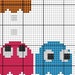 Pac Man Inspired Cross Stitch Pattern, Dr. Seuss Inspired Cross Stitch ...