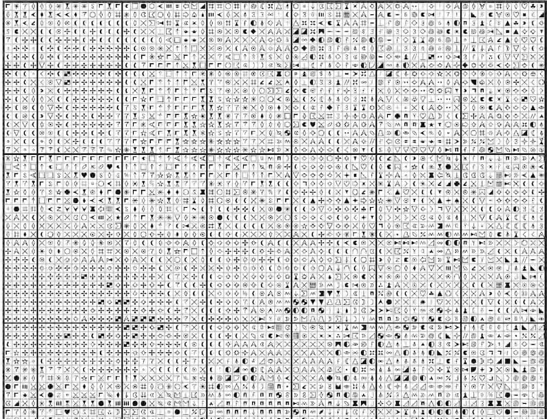 Waterfall Cross Stitch Pattern, Nature Pattern With Waterfall and ...