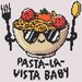 Pasta La Vista Baby Cross Stitch Pattern: Food Pun (PDF Pattern) - Etsy