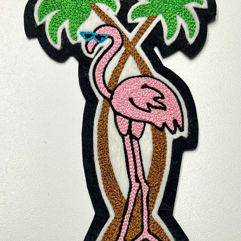 Large Flamingo Patch - Etsy