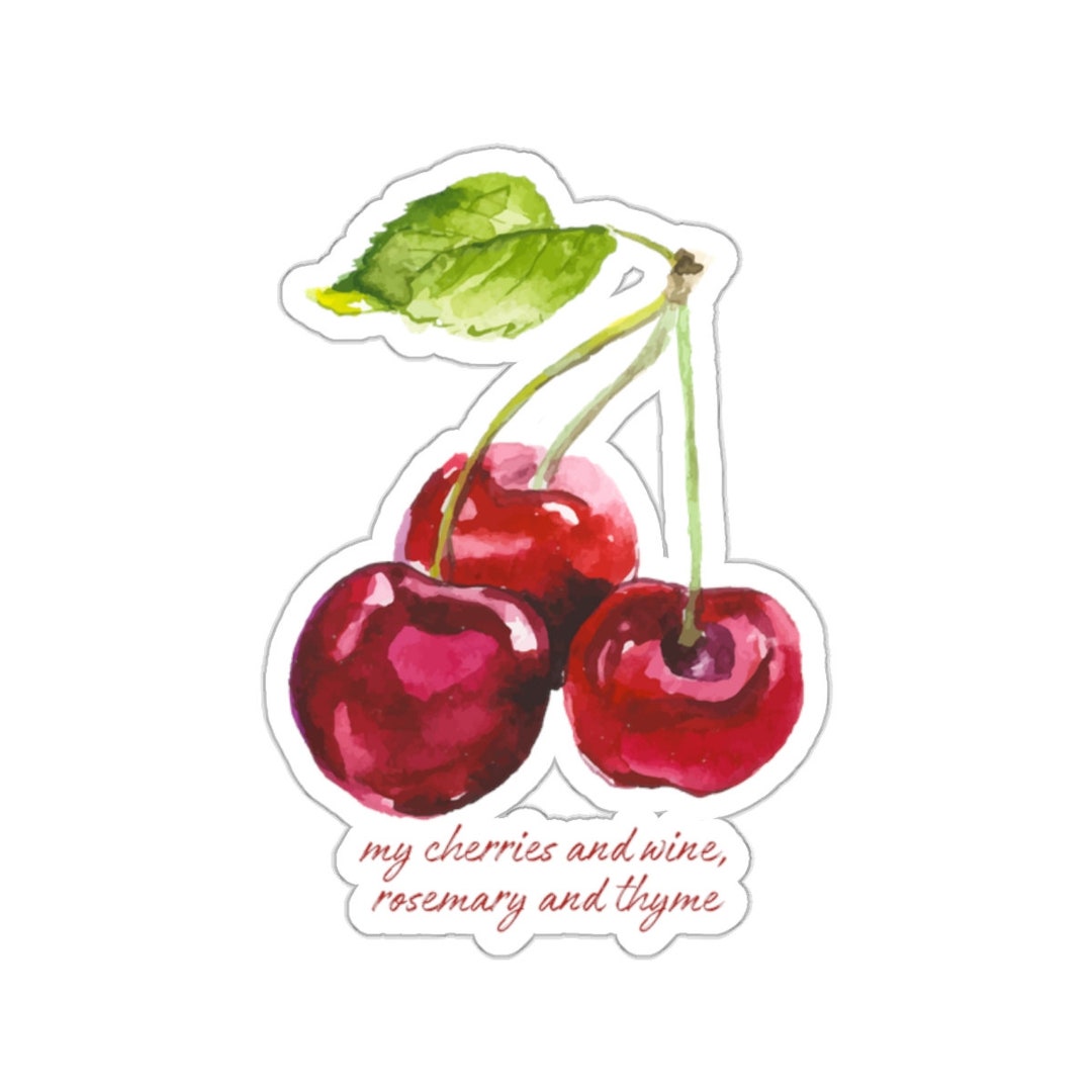 Lana Del Rey cherry Inspired Sticker - Etsy