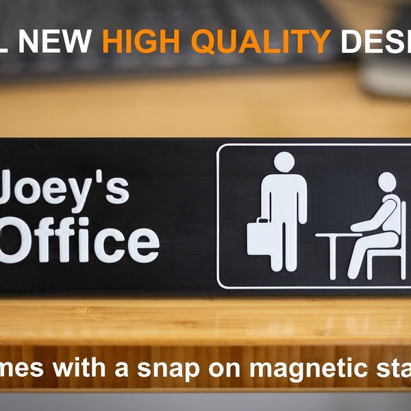 Desk Name Plate Magnet - Etsy