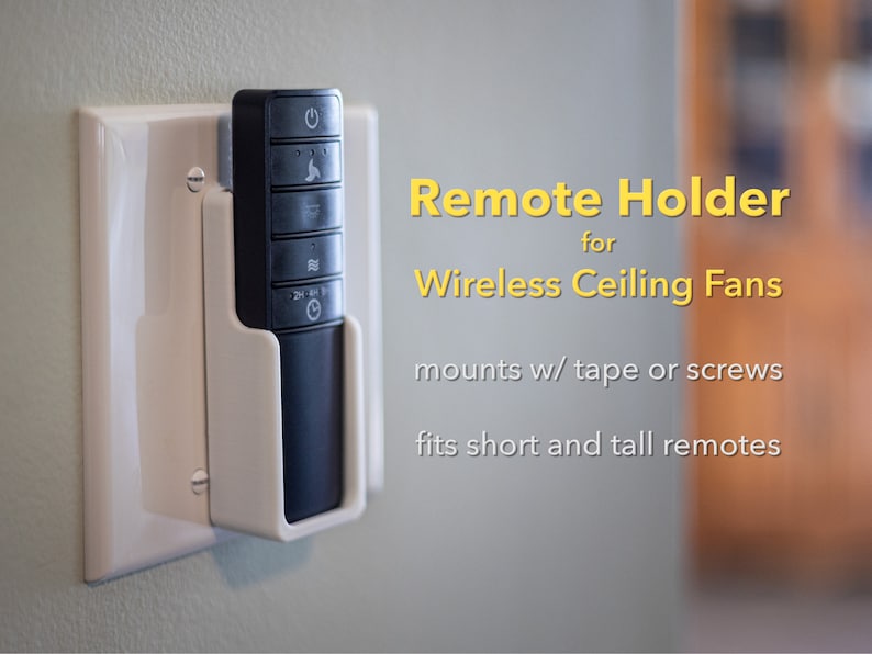 Ceiling Fan Remote Control Holder Wall-mounted - Etsy