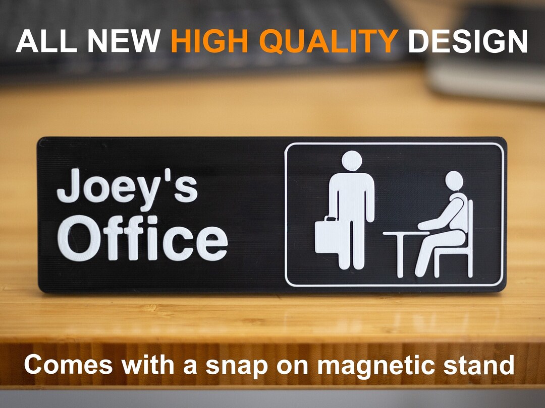 Personalized Desk Name Plate the Office Themed Desk Toy Fidget Toy Name ...