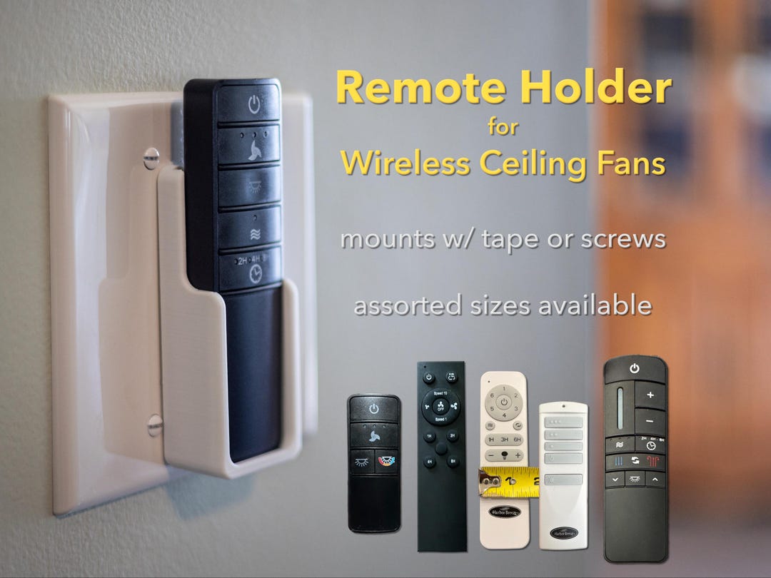Ceiling Fan Remote Control Holder - Etsy