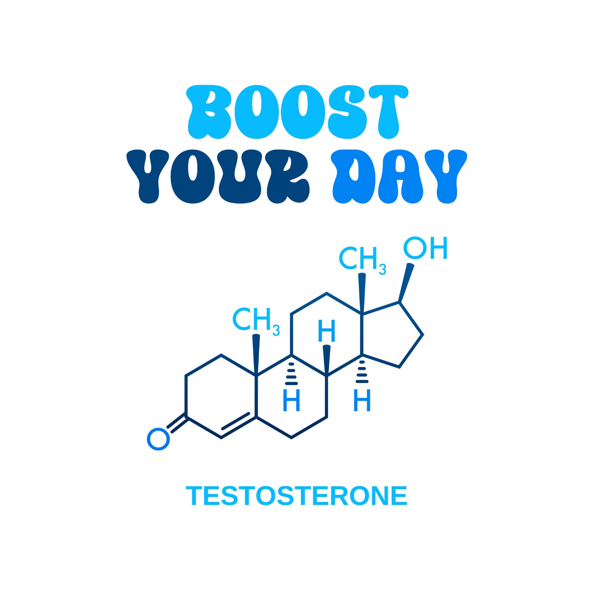 Boost Your Day T-shirt, Testosterone Formula Tee, Motivational Shirt ...
