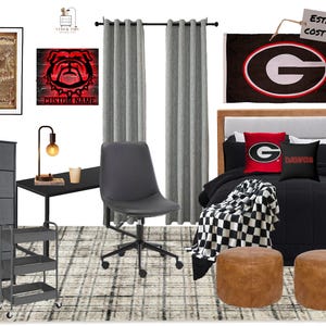University of Georgia Dorm Room Design - Etsy