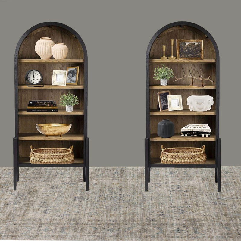 Arched Bookcase - Etsy