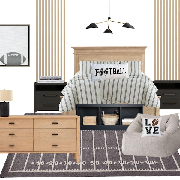 Football Themed Room - Etsy