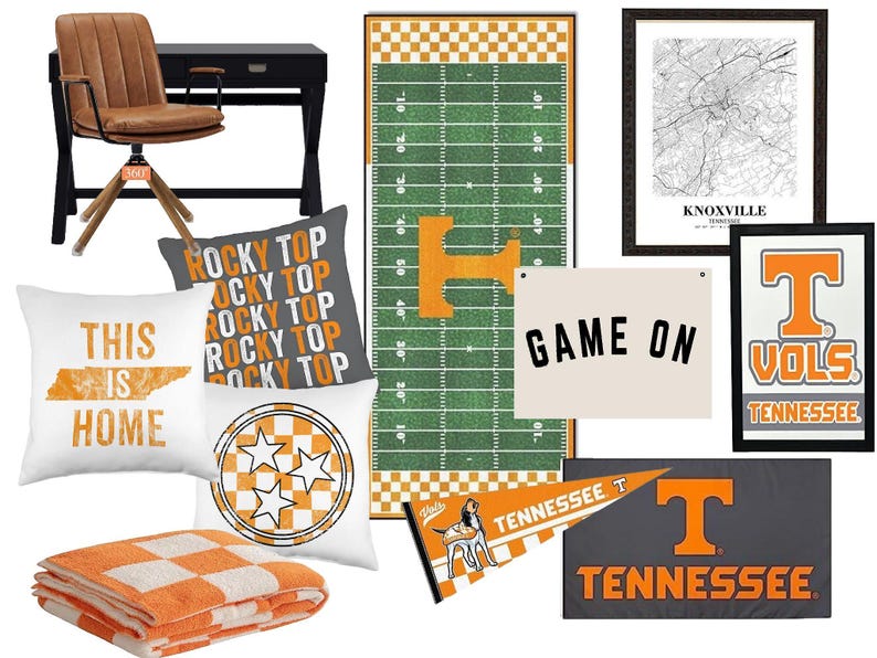 University of Tennessee Room Decor - Etsy