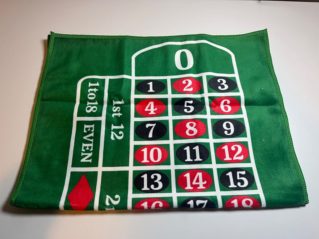 Roulette Table Golf Towel - Etsy Canada