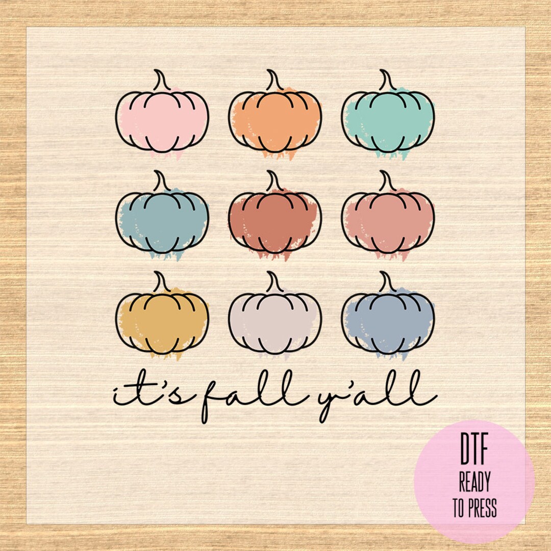 Fall Into Style, DTF Transfer, Direct to Film Heat Transfer, Ready to ...