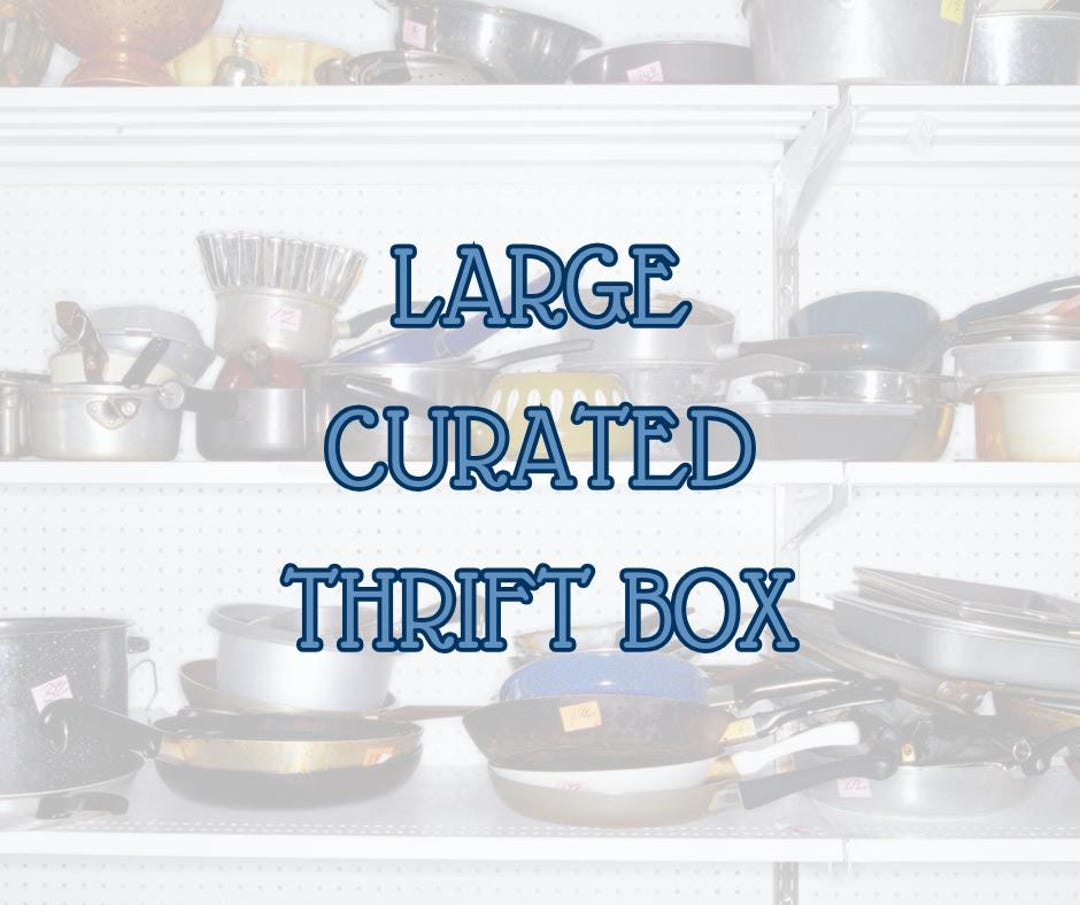 Custom Curated Thrift Box *LARGE - 10 Items* - Etsy