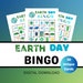 Earth Day Bingo, Earth Day Game, 30 Bingo Unique Bingo Cards, 30 ...