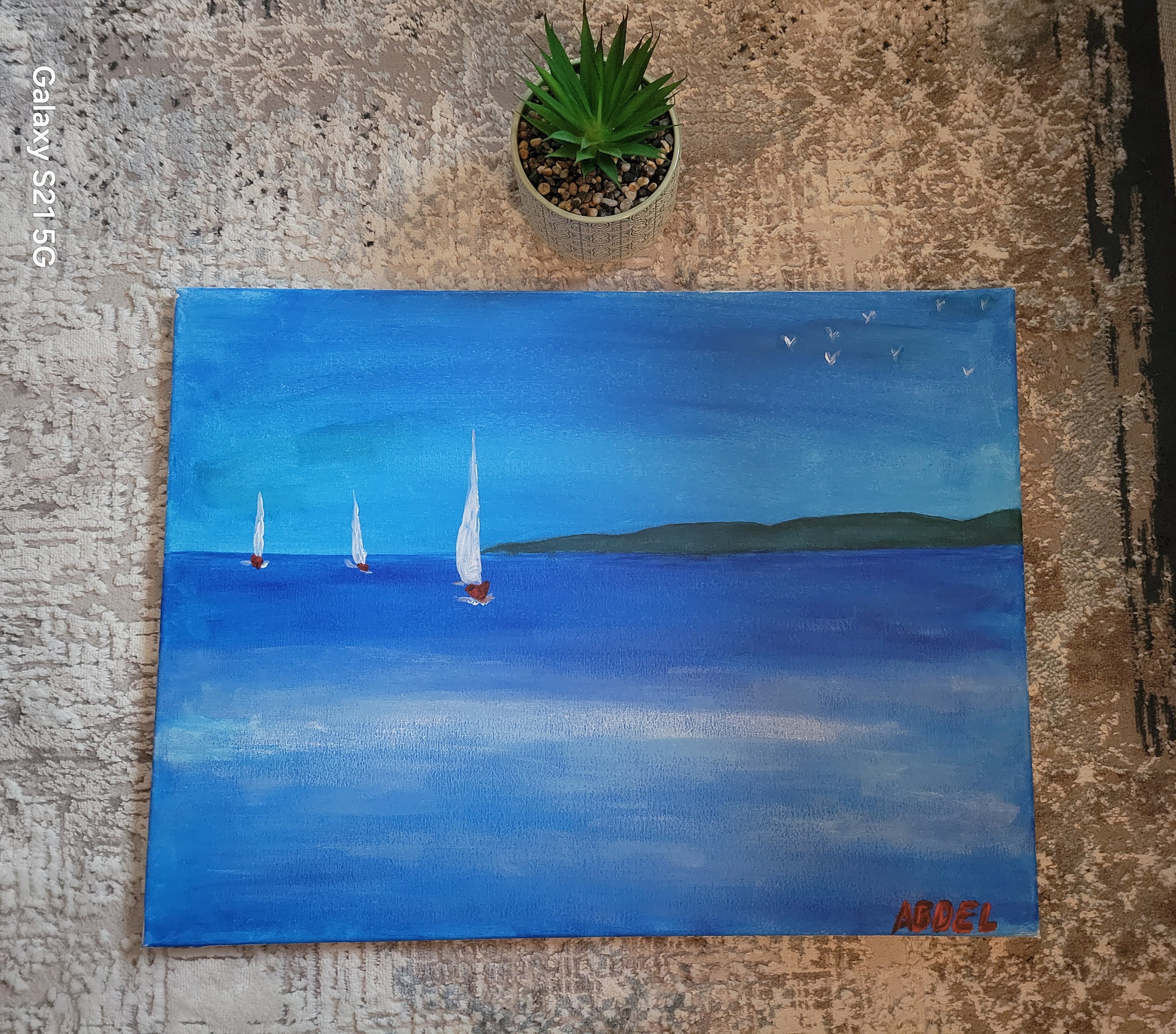 Very Simple and Very Elegant Wall Painting - Etsy