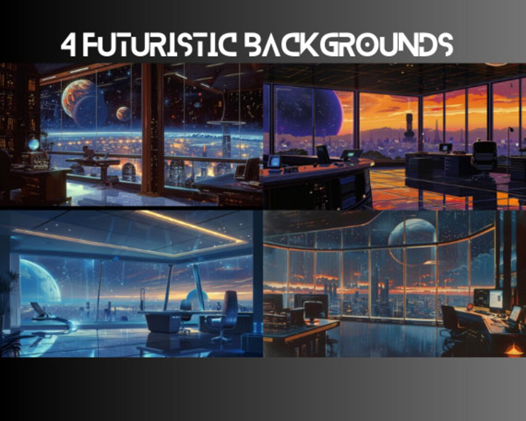 4 Futuristic Virtual Meeting Background Zoom Google Meet Microsoft ...