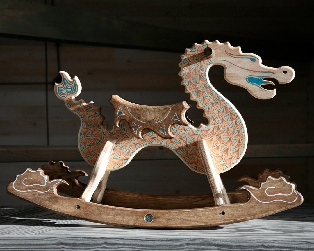 Dragon Rocking Chair ash-tree - Etsy