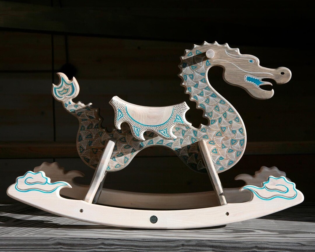 Dragon Rocking Chair ash-tree - Etsy
