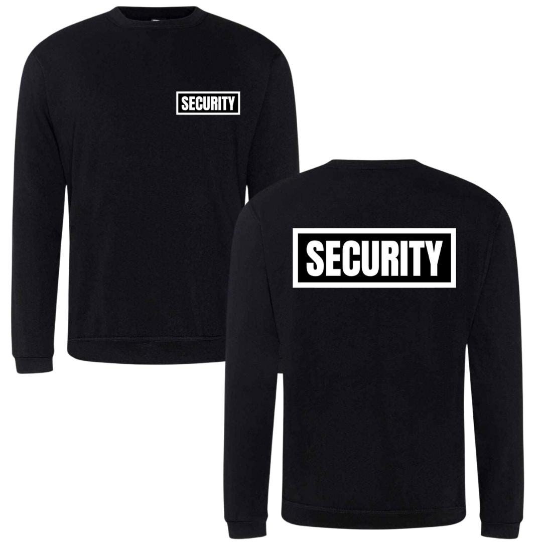 SECURITY Sweatshirt, Unisex Doorman Workwear (S-7XL) - Etsy