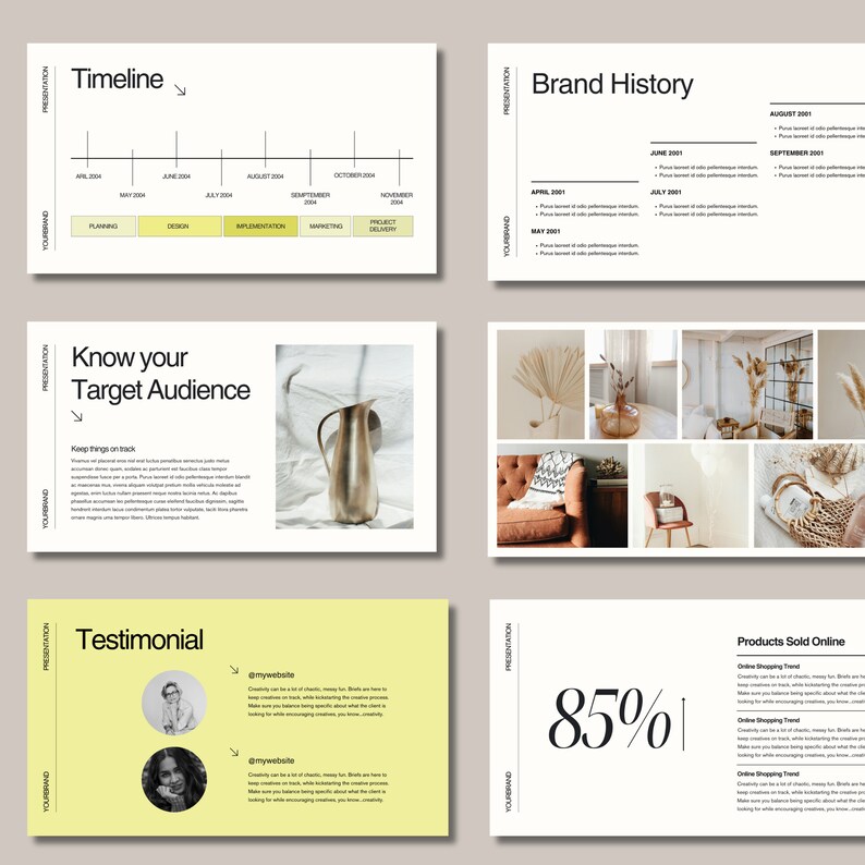 Luna | Project Proposal Canva Template Business Proposal Pitch Deck ...