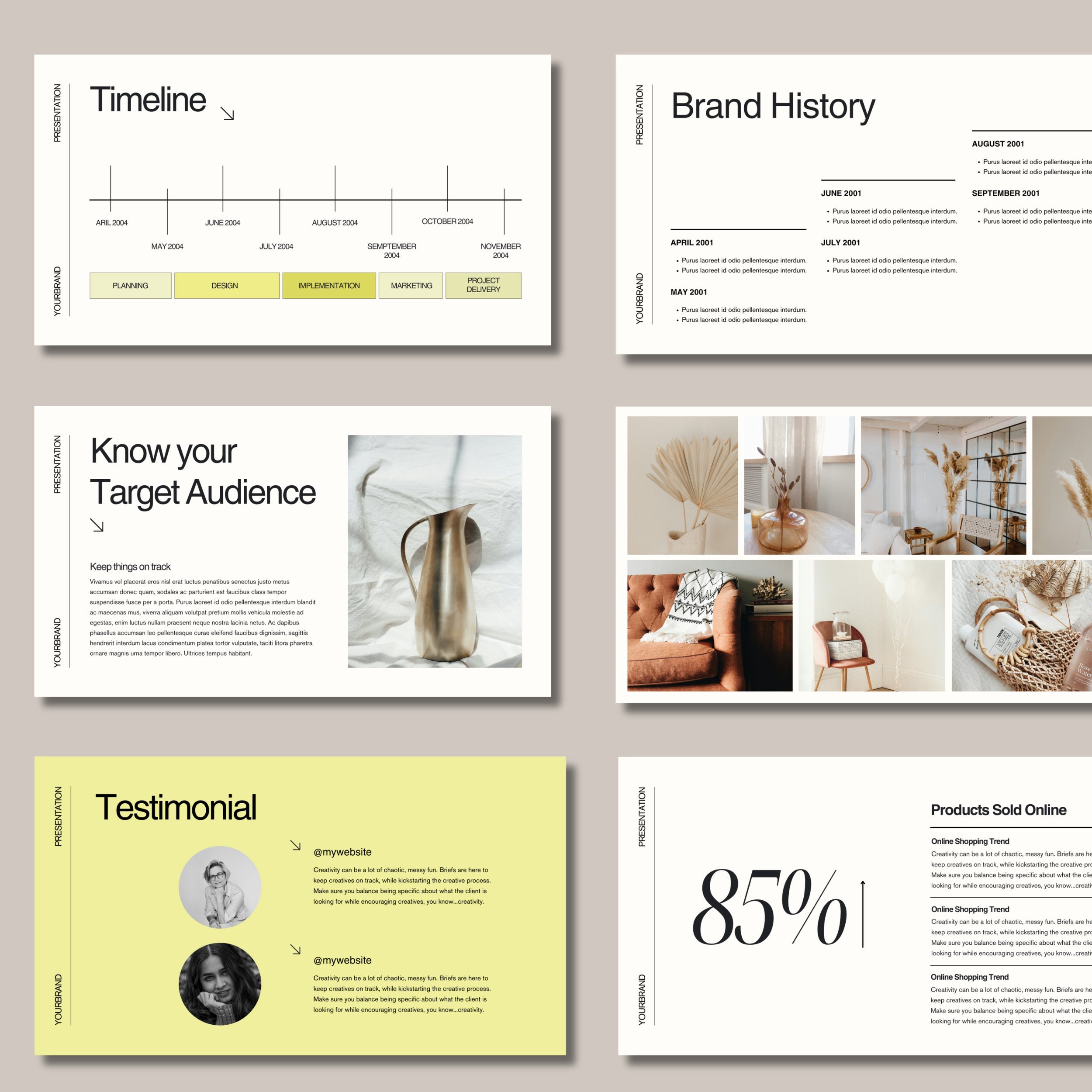 Luna | Project Proposal Canva Template Business Proposal Pitch Deck ...