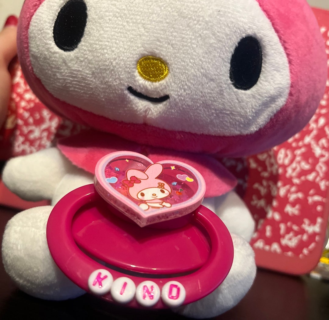 Pink and White Bunny ABDL Paci With Plushie - Etsy