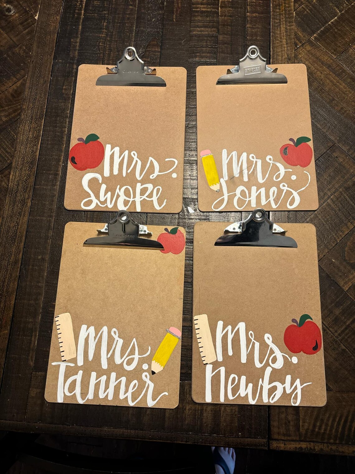 Teacher Clipboards I Custom Hand Painted Clipboards I Custom Clipboards ...