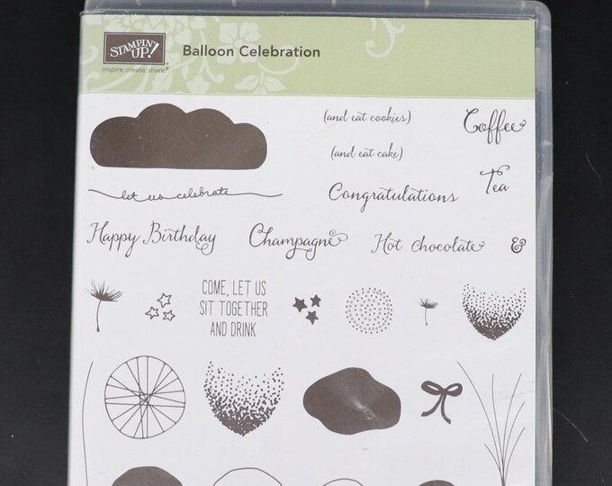 Balloon Celebration Stamp Set From STAMPIN UP - Etsy
