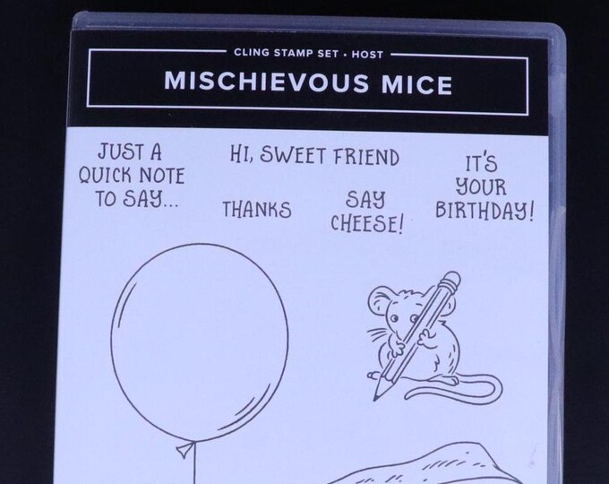 Mischievous Mice Stamp Set From STAMPIN UP - Etsy