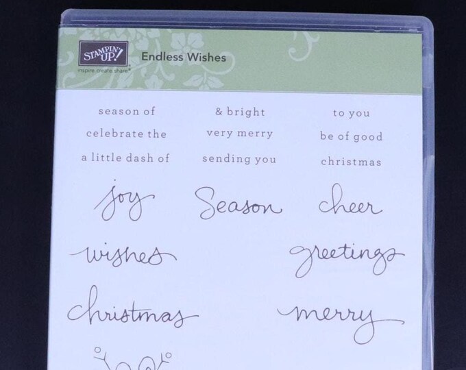 Endless Wishes Stamp Set From STAAMPIN UP - Etsy