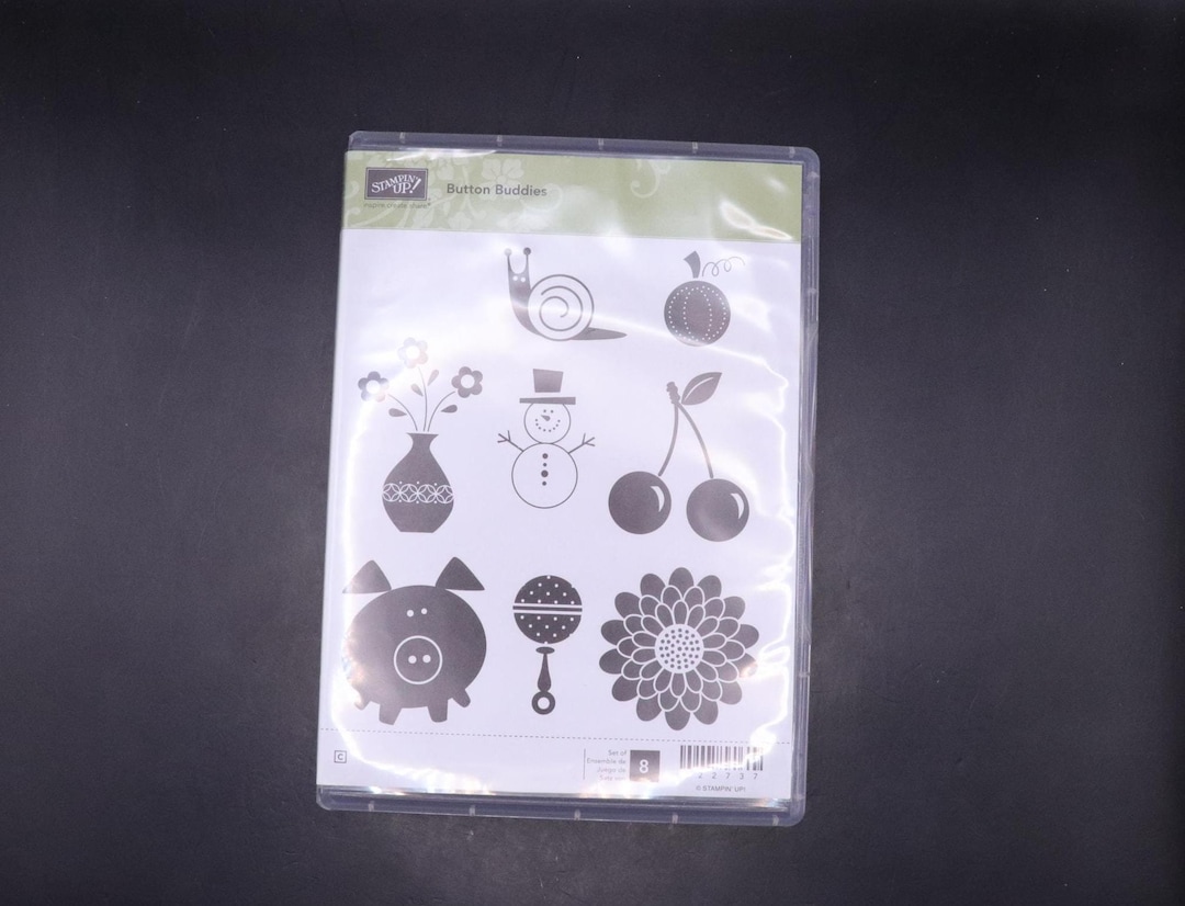 Stampin' UP! Button Buddies Stamp Set - Etsy