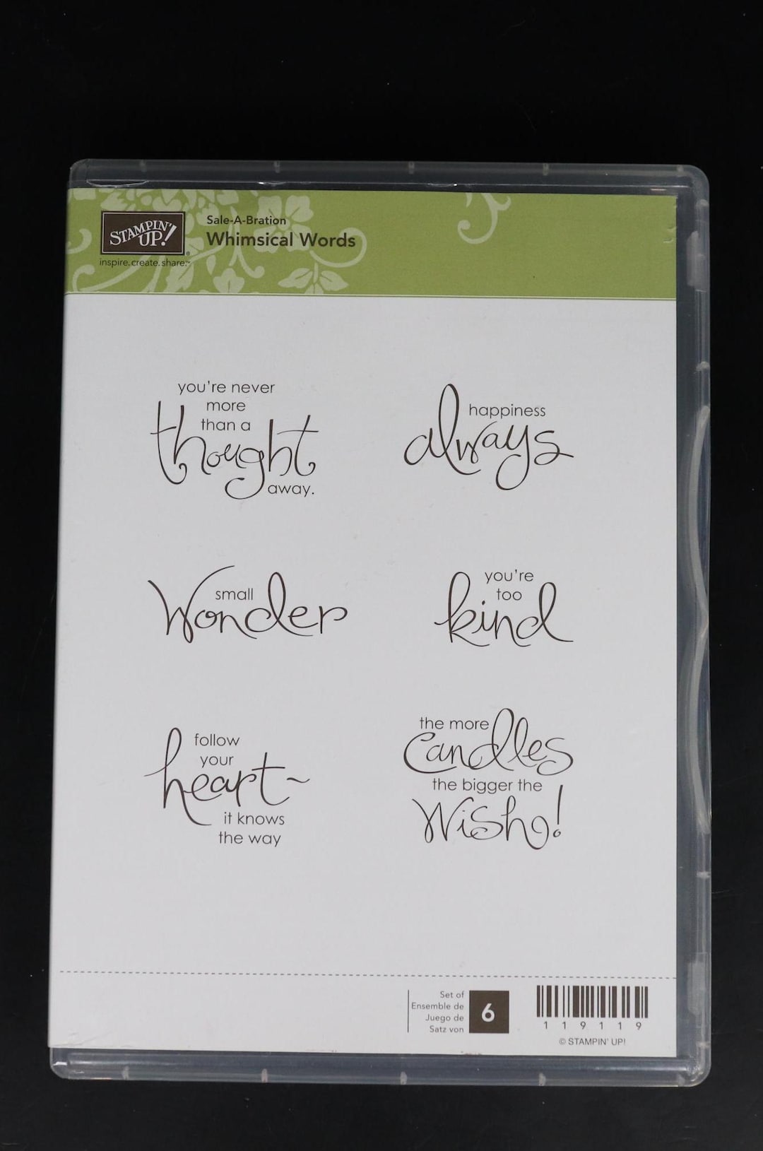 Whimsical Words Stamp Set From STAMPIN UP - Etsy