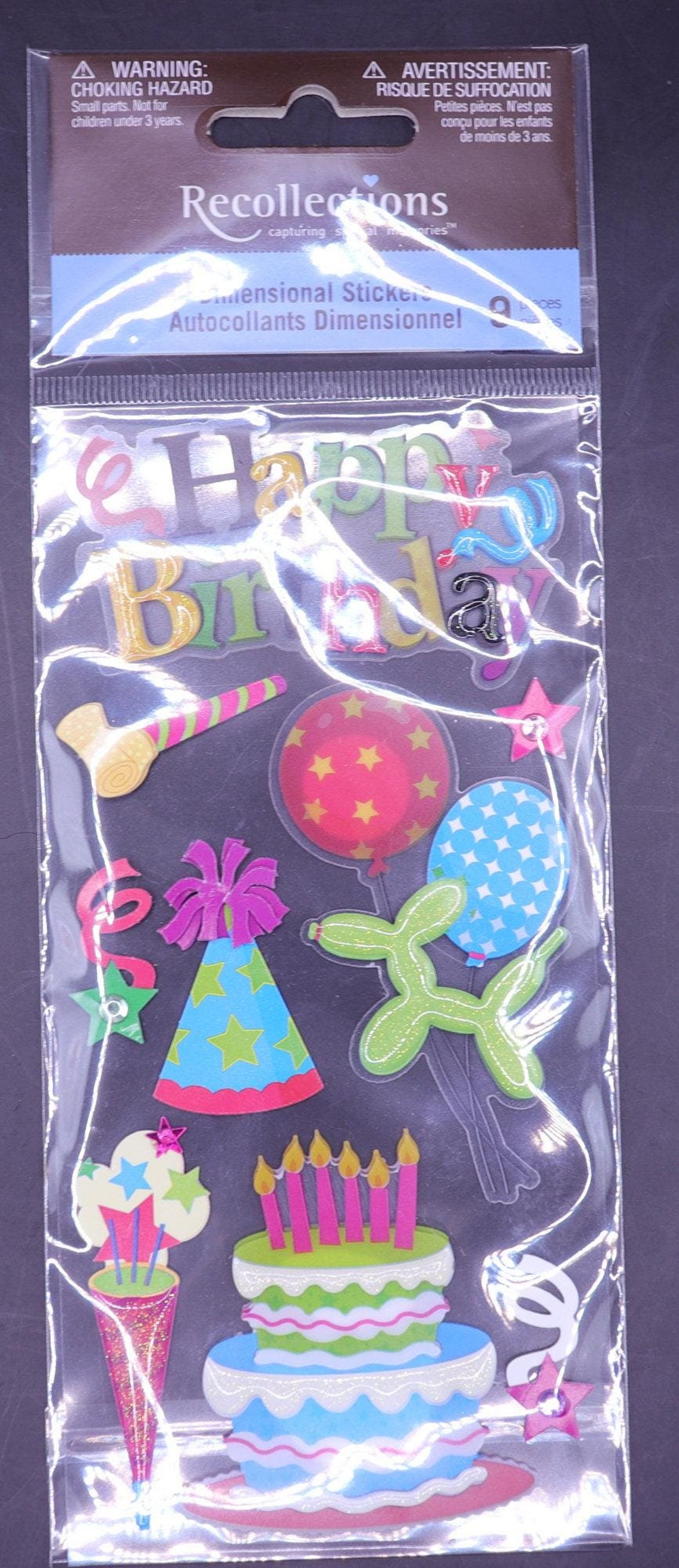 Recollections Dimensional Stickers (9pcs) - Etsy