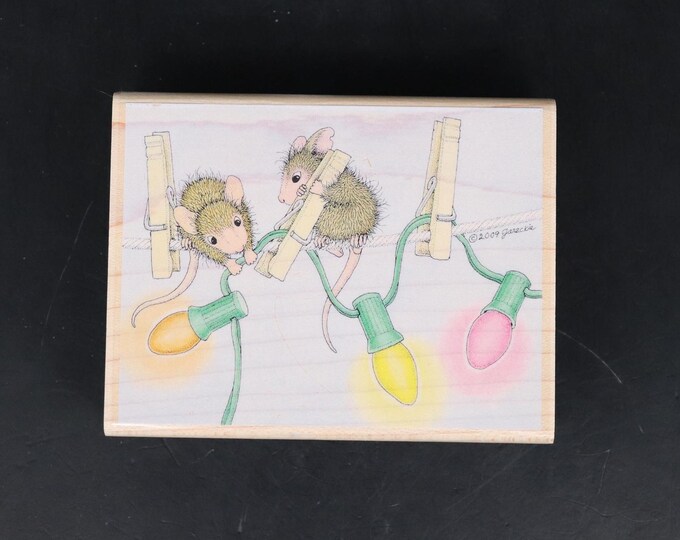 Stampabilities House Mouse Light Line HMJR1088 Rubber Stamp 2010, RARE ...