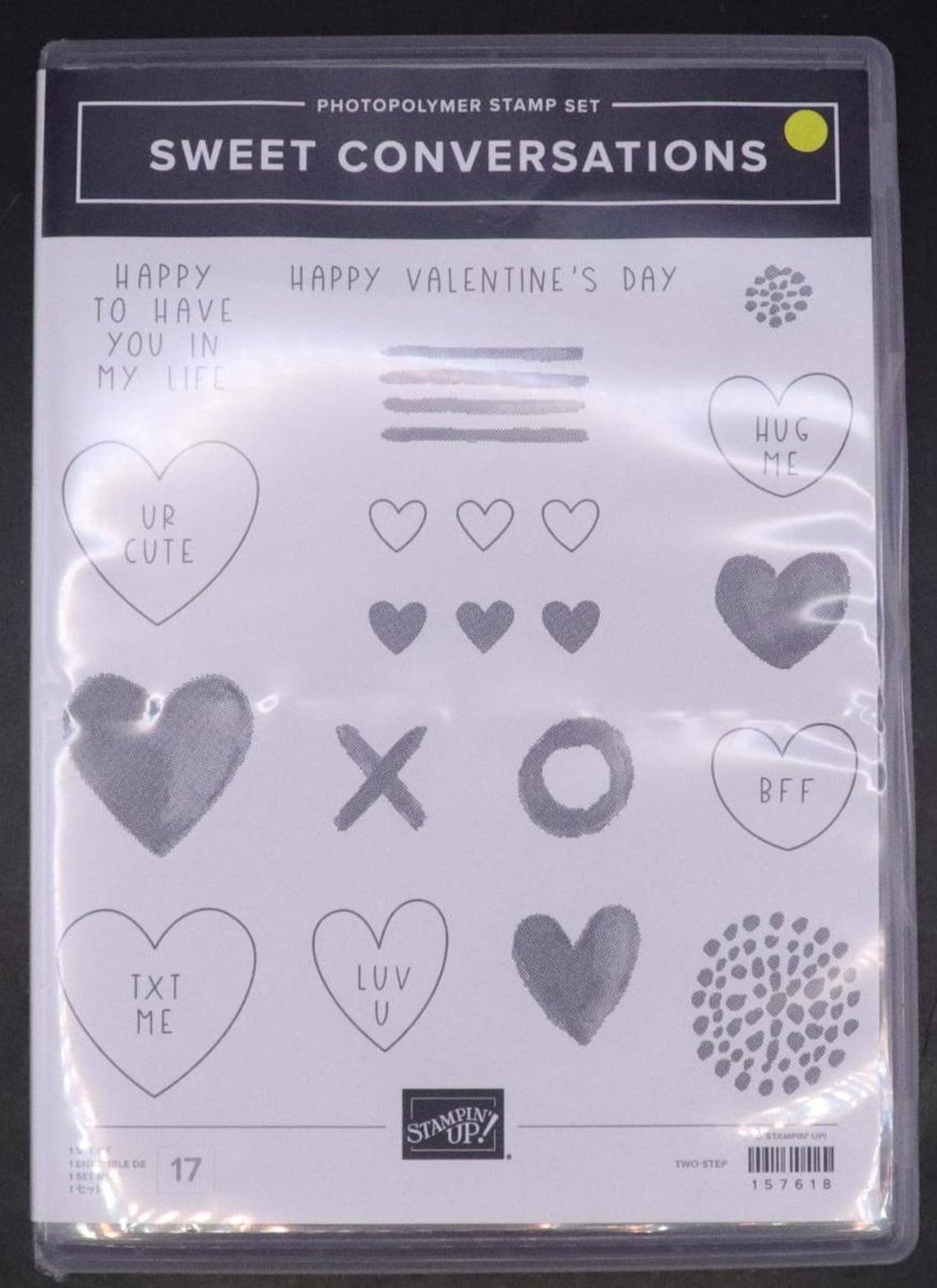 Stampin' UP Sweet Conversations Stamp Set and Coordinating Sweet Hearts ...