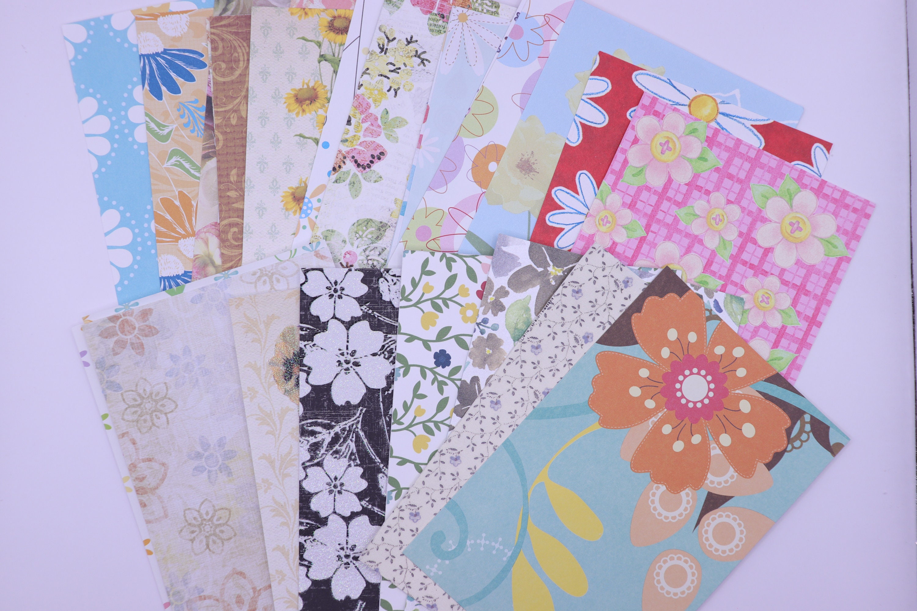 4x6 Pattern Scrapbook Paper (25 Count) - Etsy